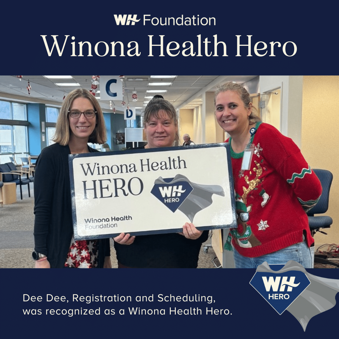 Congratulations, Dee Dee, For Being Honored As Winona Health HERO ...