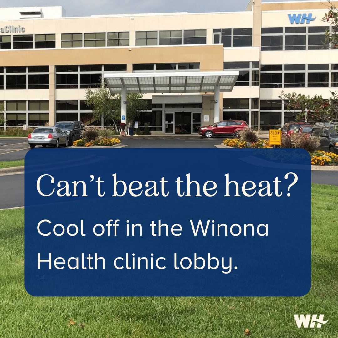 Can’t Beat The Heat? Cool Off In The Winona Health Clinic Lobby ...